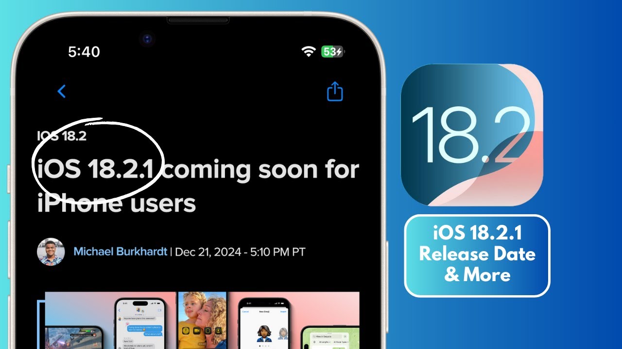 iOS 18.2.1 Release Confirmed & Release Date - YouTube