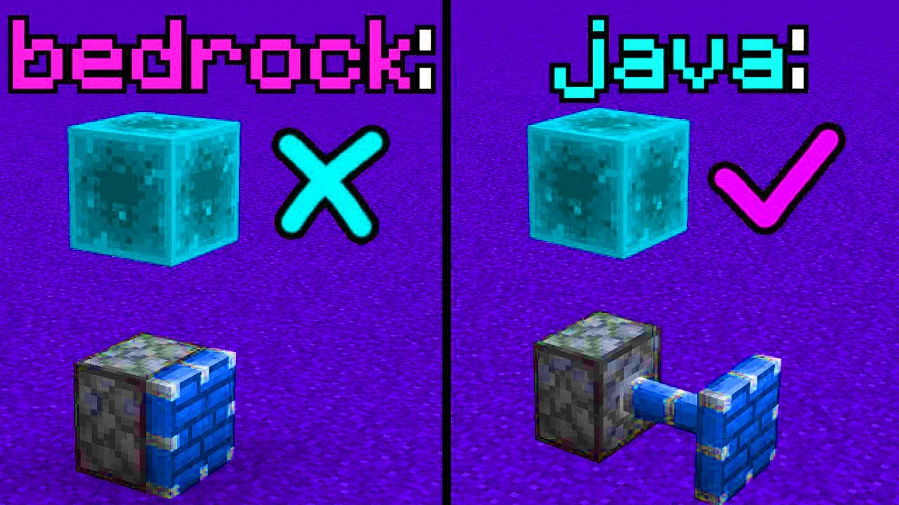 Minecraft JAVA or BEDROCK Which is Better? - YouTube