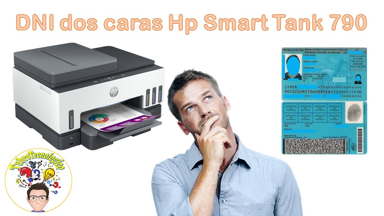 Como copiar DNI a dos caras en impresoras Hp Smart Tank 790 y 7600 ...