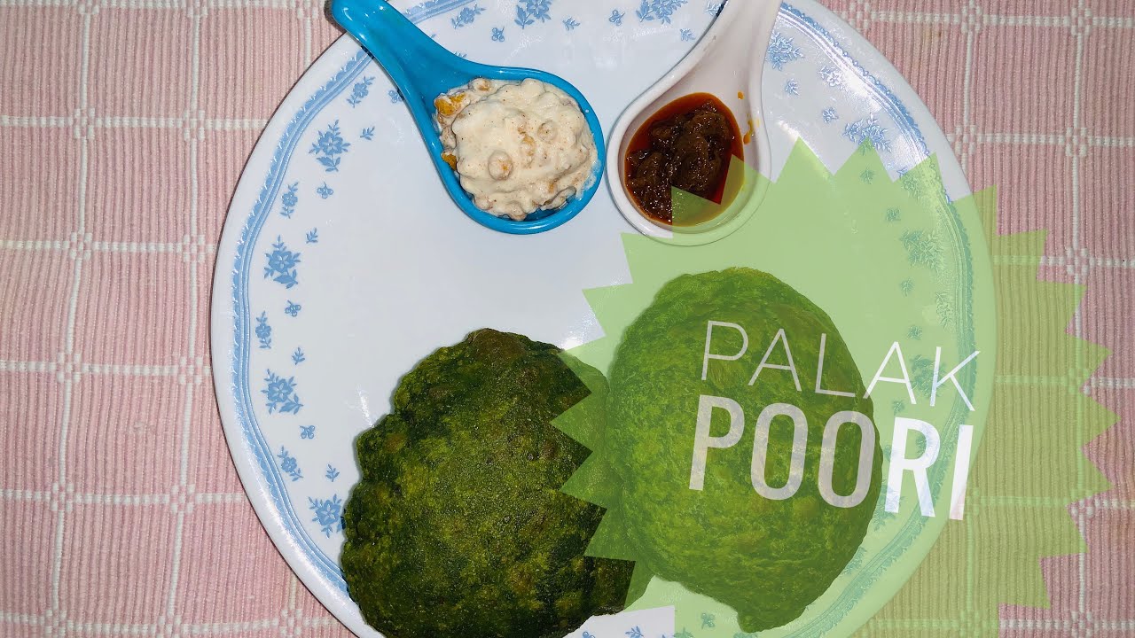 Tasty Palak Poori - Culinary Art by Maha Kodi - YouTube