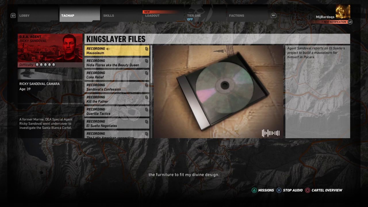 Play Tom Clancy's Ghost Recon® Wildlands [Campaign] - Ricky Sandoval ...