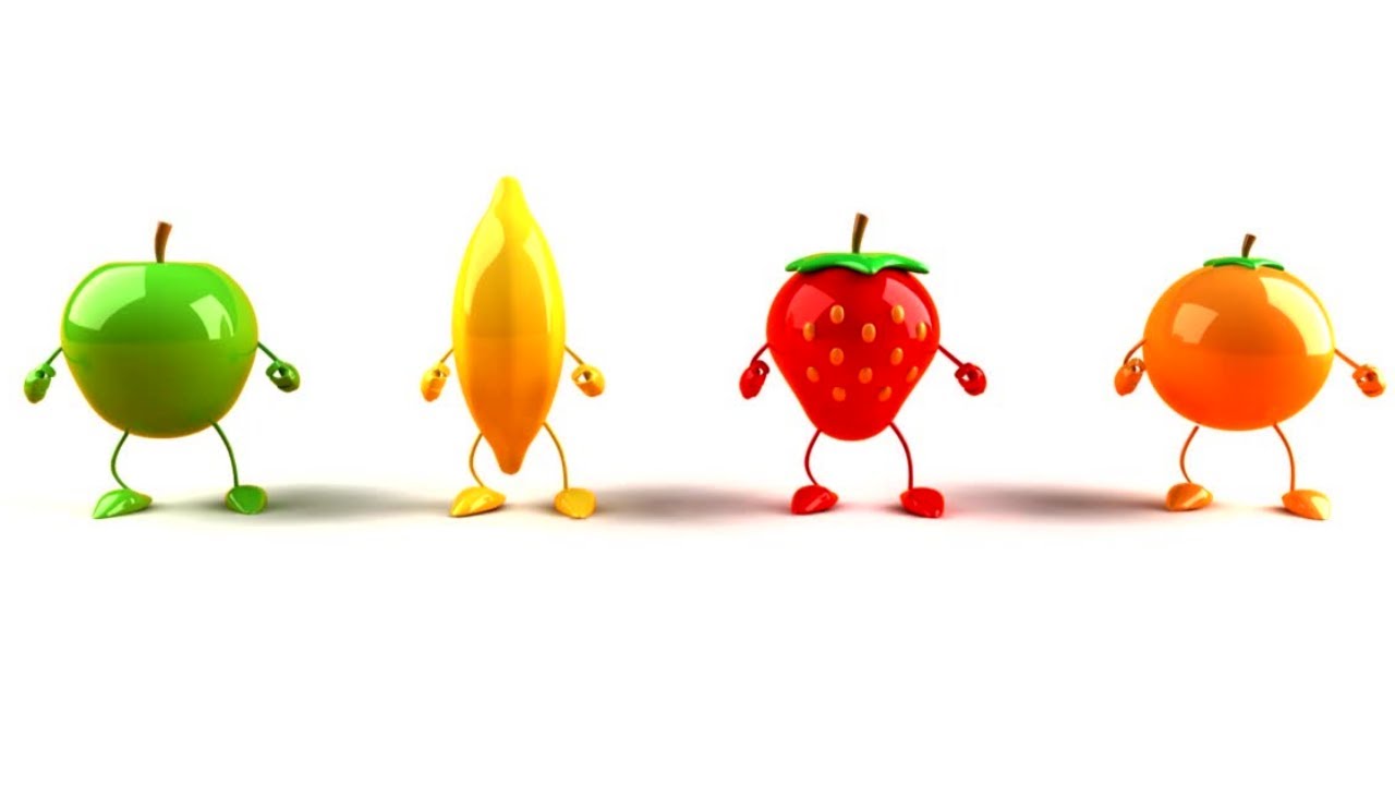 Fruits Funny Dancing | Fruity Dance Party 🍏🍌🍓🍊| Cartoon Video | Kids ...