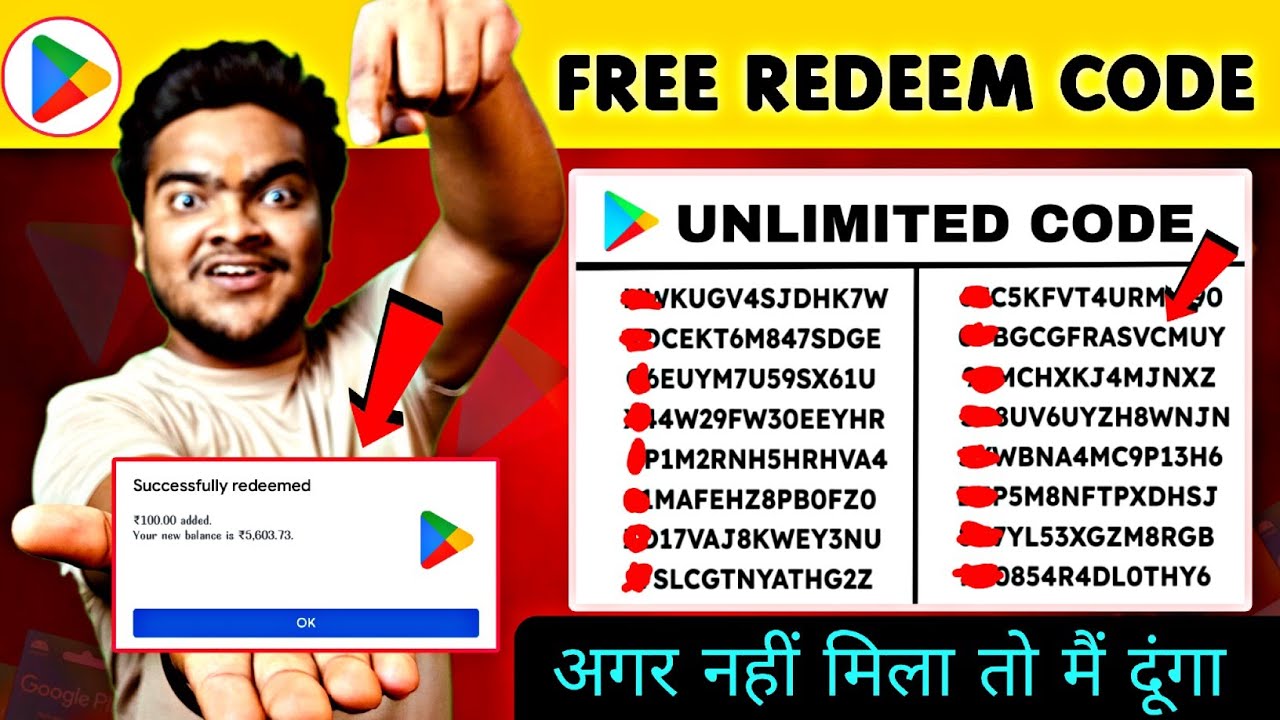 ️I Got Unlimited Free Redeem Codes With 100% Proof | How to get free ...