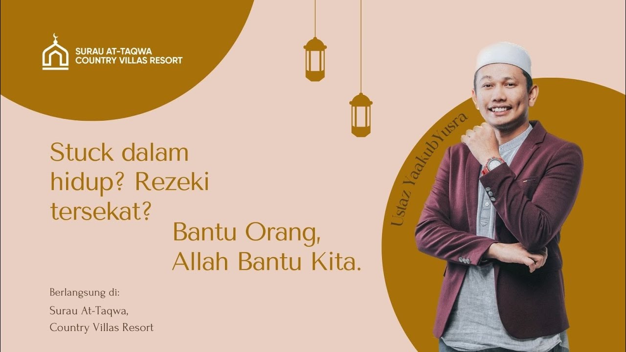 Stuck dalam hidup? Rezeki tersekat? - Ustaz Yaakub Yusra - YouTube