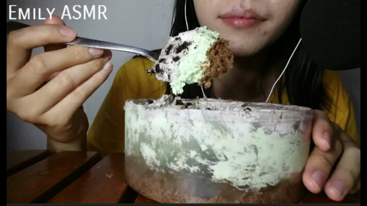 ASMR Oreo Avocado Dessert - YouTube