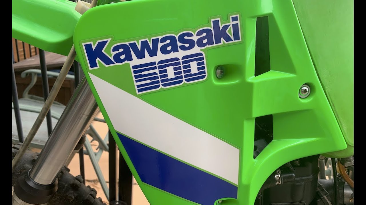 Kawasaki KX500 1987 - YouTube