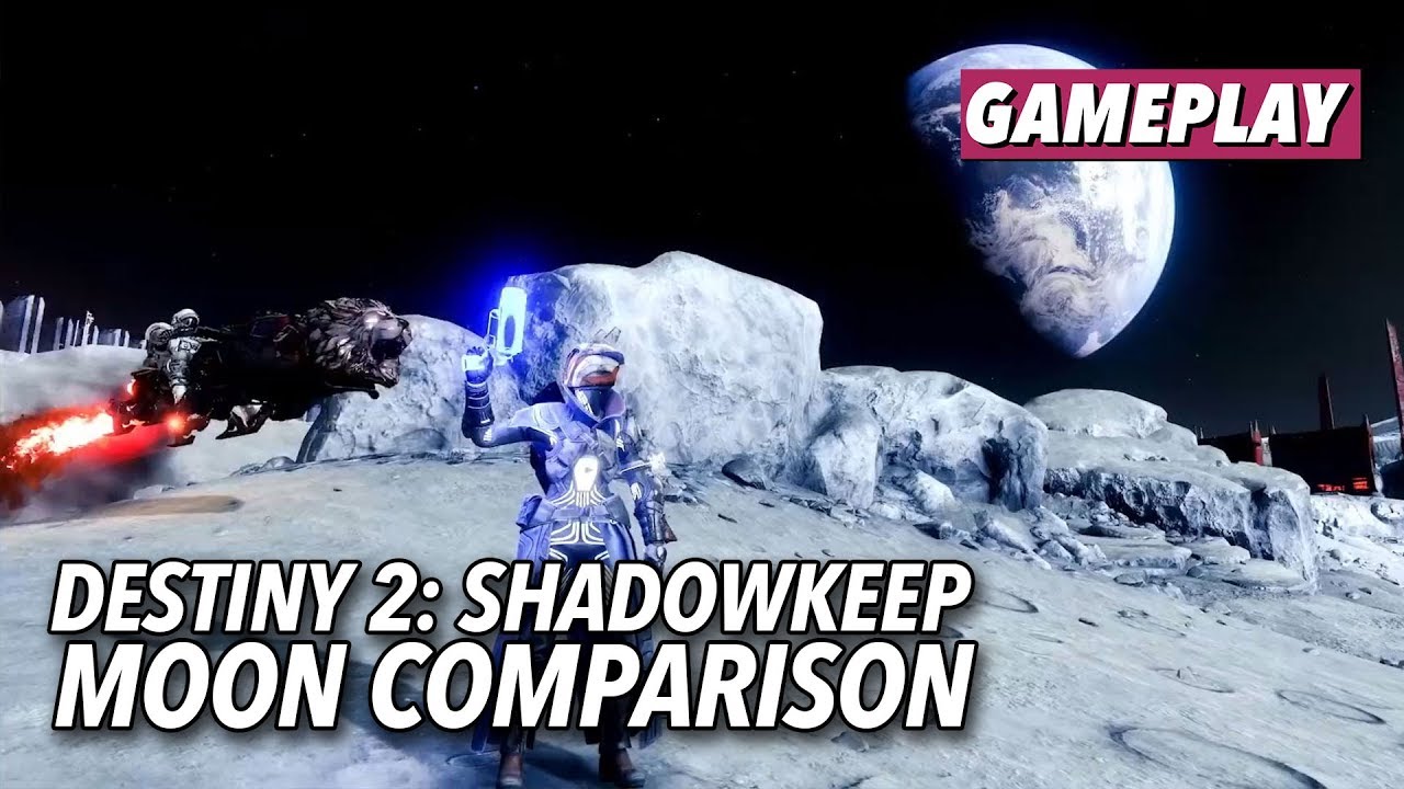 Destiny vs. Destiny 2: Shadowkeep Moon Comparison - YouTube