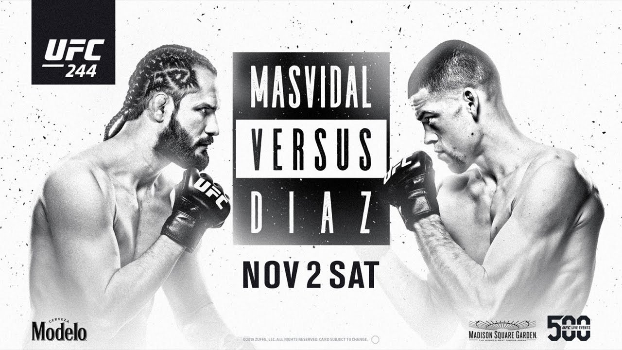 UFC 244 Masvidal vs. Diaz | Official Trailer | November 2 - YouTube