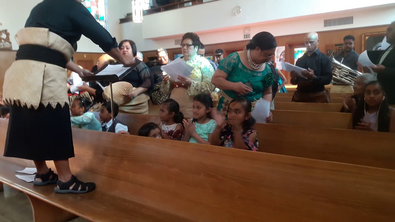 Tongan Catholic Po Hiva RWC st.anthony community - YouTube