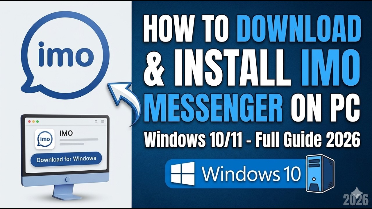 How to Download & Install IMO Messenger on PC (Windows 10/11) - Full ...