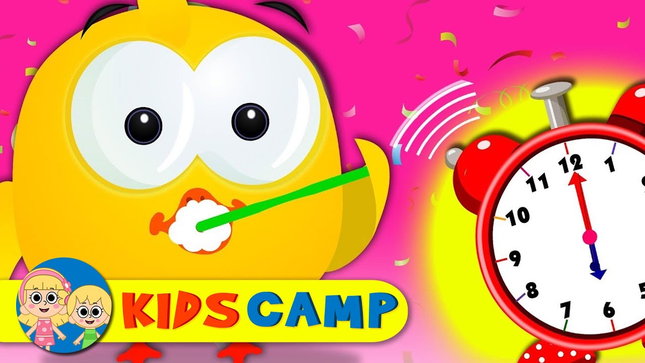 Lucky Ducky Morning Routine | Rise & Shine | Kidscamp | Fun Animated ...