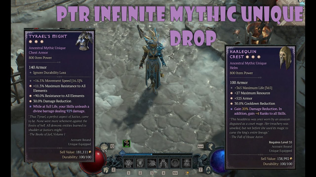 Diablo 4 Season 6 PTR infinite Mythic Drop - YouTube