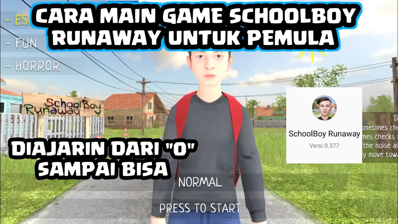 Cara Bermain Game Schoolboy Runaway untuk Pemula pertama kali main baru ...