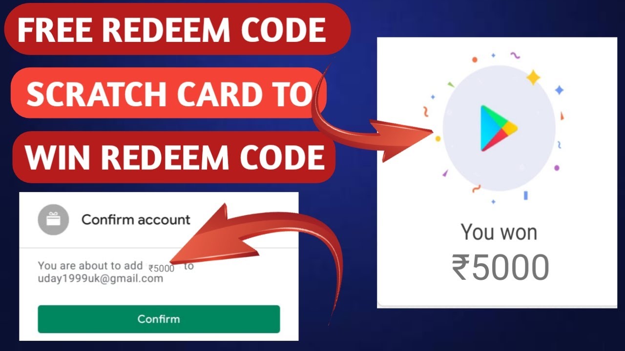 Earn Free Redeem Code In Playstore || 2021 Free Google Gift Cards Tips ...