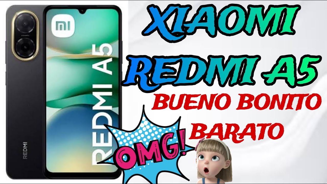 XIAOMI REDMI A5 UN TELÉFONO BUENO, BONITO Y BARATO - YouTube