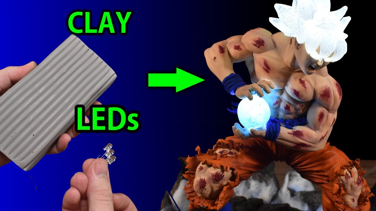 Sculpting Ultra Instinct Goku (Kakarot) Polymer Clay Tutorial ...