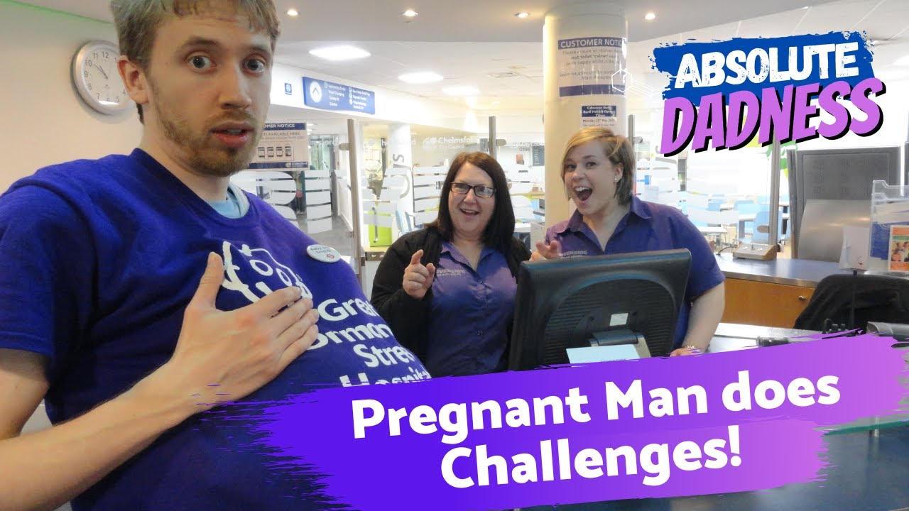 1 Pregnant Man takes on 10 Embarrassing Challenges in 48 hours! - YouTube