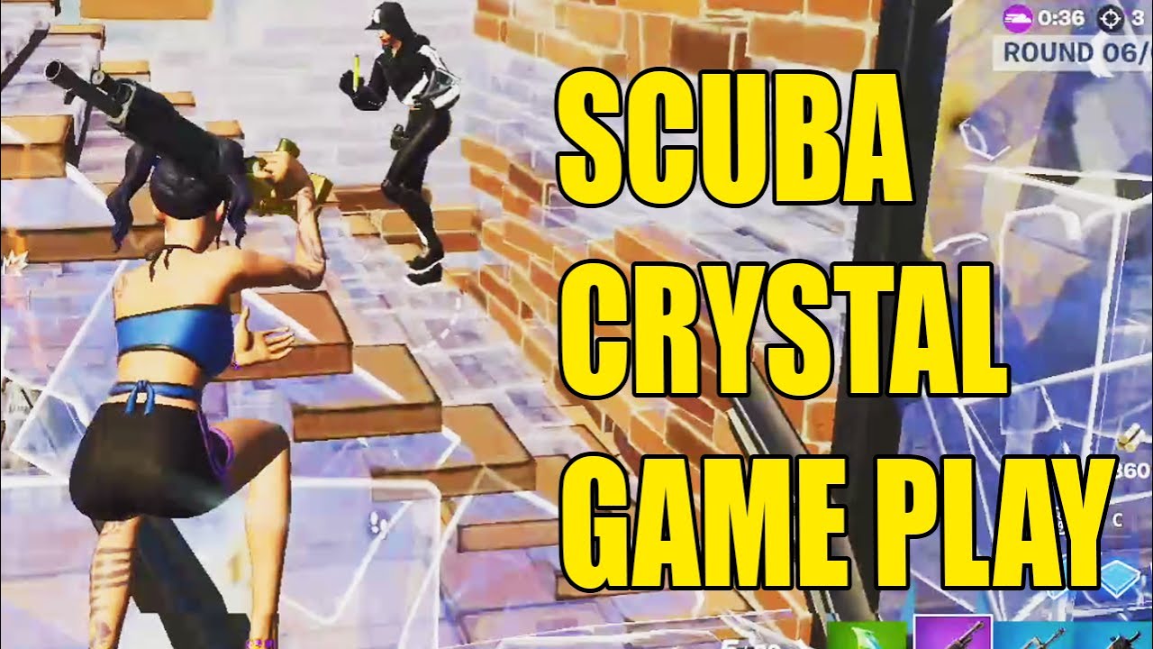 SCUBA CRYSTAL GAME PLAY in Fortnite Zone Wars - YouTube