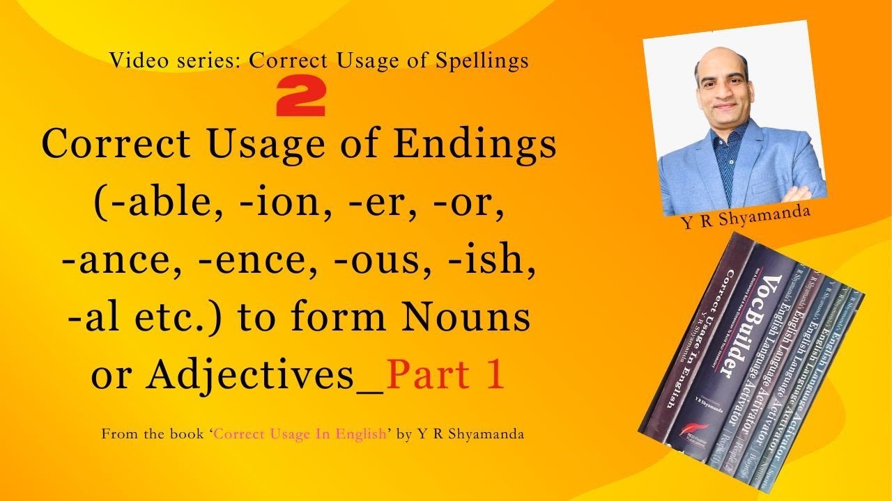 2 _rules of spellings for some endings_part 1 - YouTube