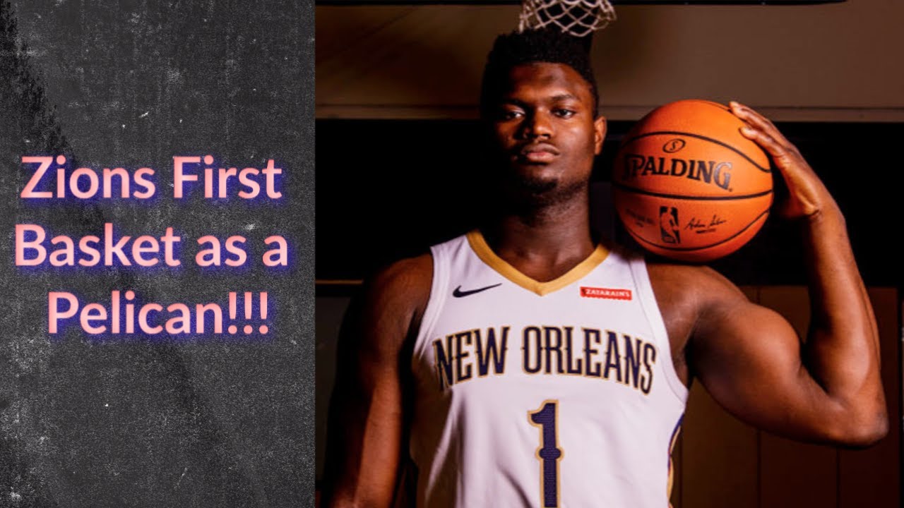 Zion Williamson First Bucket as a Pelican| - Pelicans vs Spurs | 1/20/2020 - YouTube