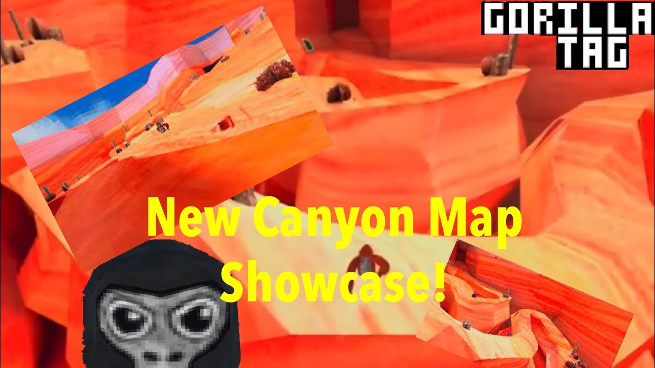 New Canyon Map In Gorilla Tag Routes And Showcase - YouTube