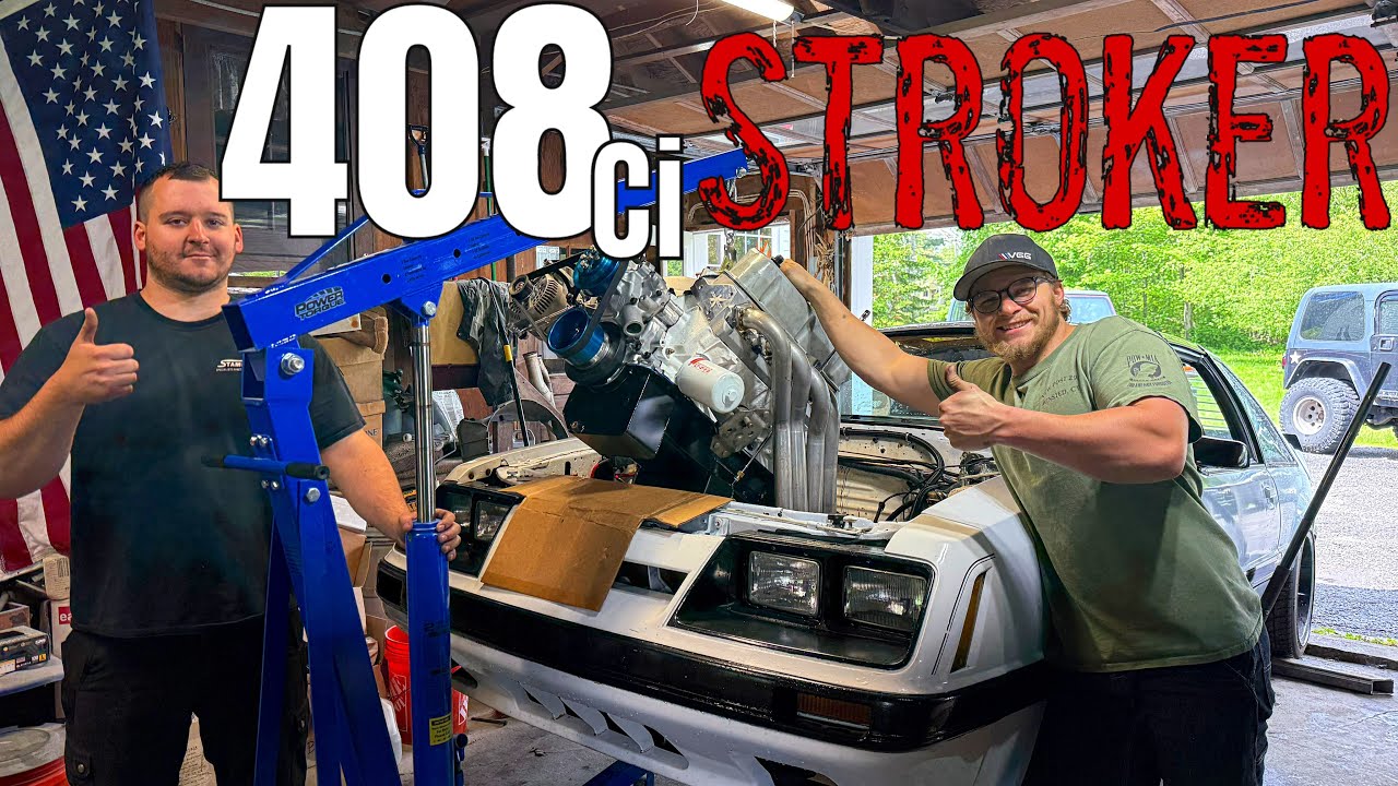 FIRST FIRE of my Freshly Built 408w Small Block Ford STROKER! - YouTube