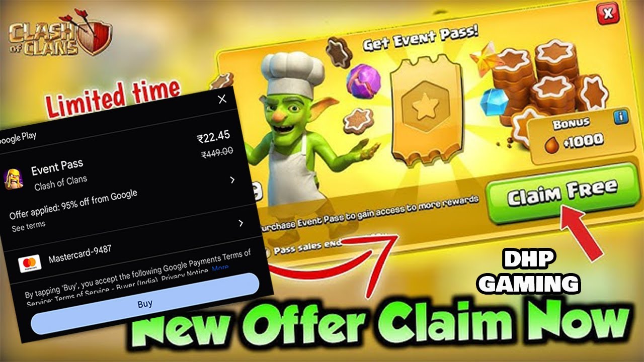 Get FREE Event Pass in Clash of Clans with Google Special Offer ...