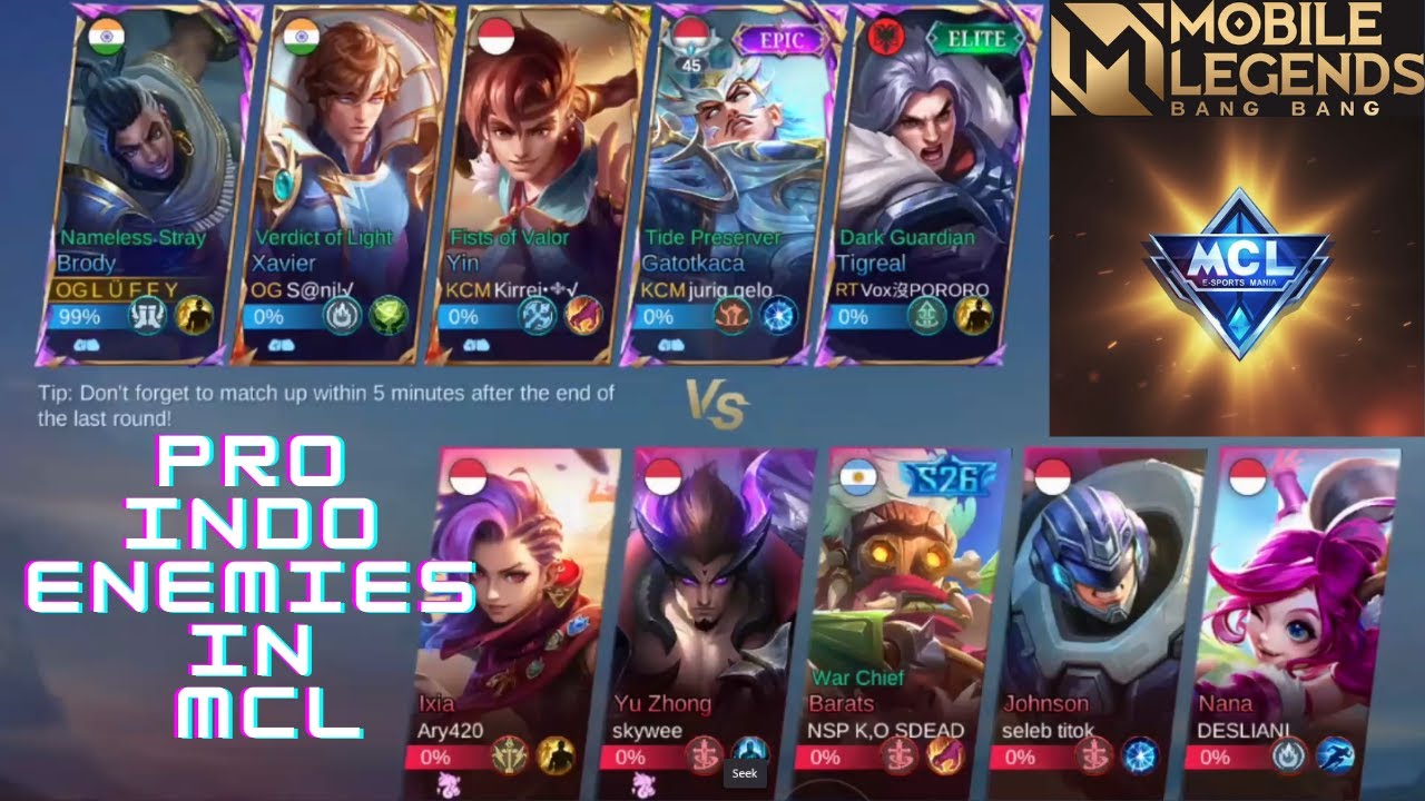PRO INDONESIA TEAM IN MCL 🤯🔥| MLBB MCL - YouTube
