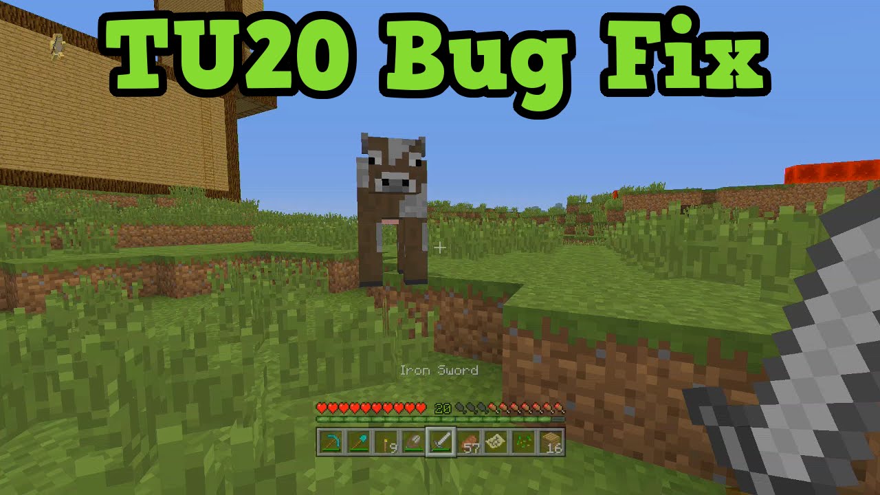 Minecraft Xbox PS4 - TU20 Release Date in January Bug Fix - YouTube