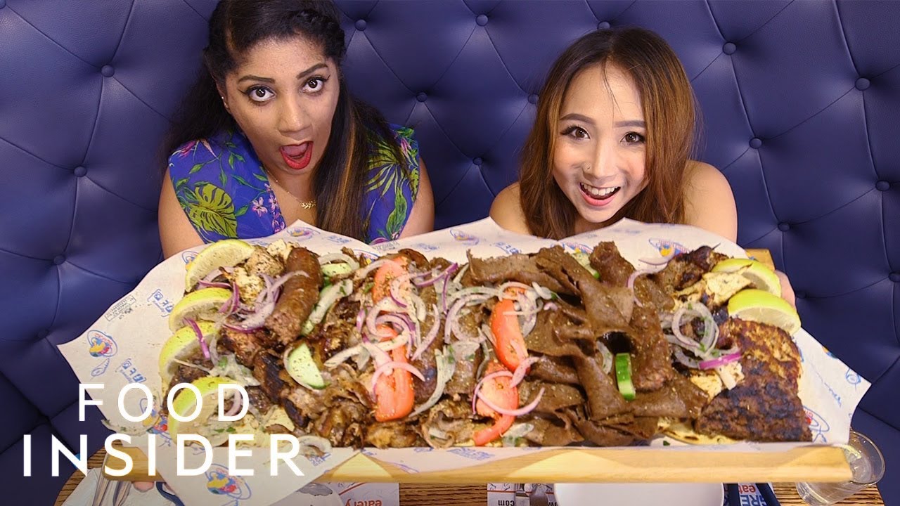 Could You Finish This Gyro Plate With 7 Pounds Of Meat? | Can We Finish ...