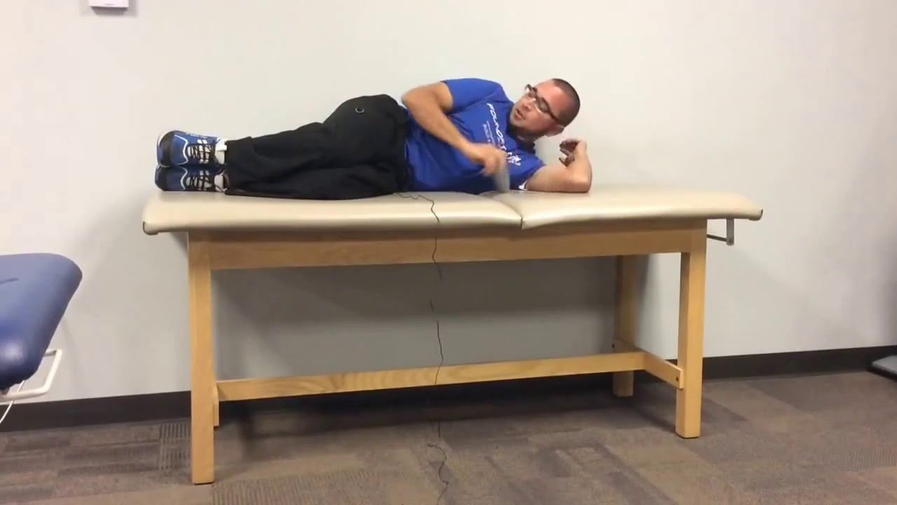 Hip & Butt/Glute Strengthening - Clams Level 1 and Level 3 - YouTube