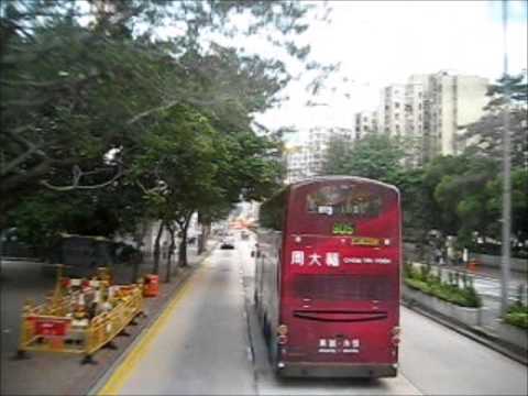 KMB L AV302 HL6542@33A 荃灣如心廣場巴士總站-旺角柏景灣巴士總站 - YouTube