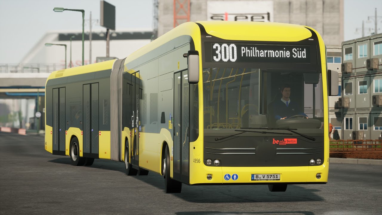 The Bus Early Access | Berlin Line 300 / 01 | MB eCitybus 18M 4D | 4K ...