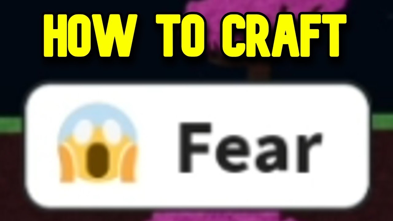 Drag to Combine - How to Make Fear (Roblox) - YouTube
