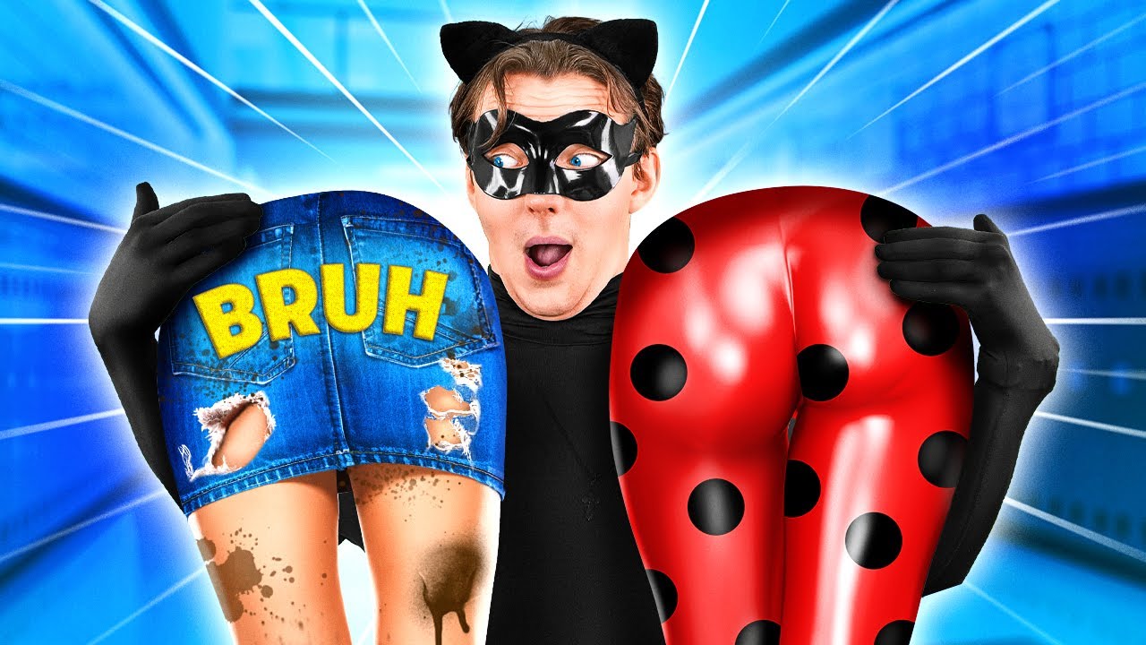 You Won’t Believe How I Became Ladybug! Bruh Girl Challenge - YouTube