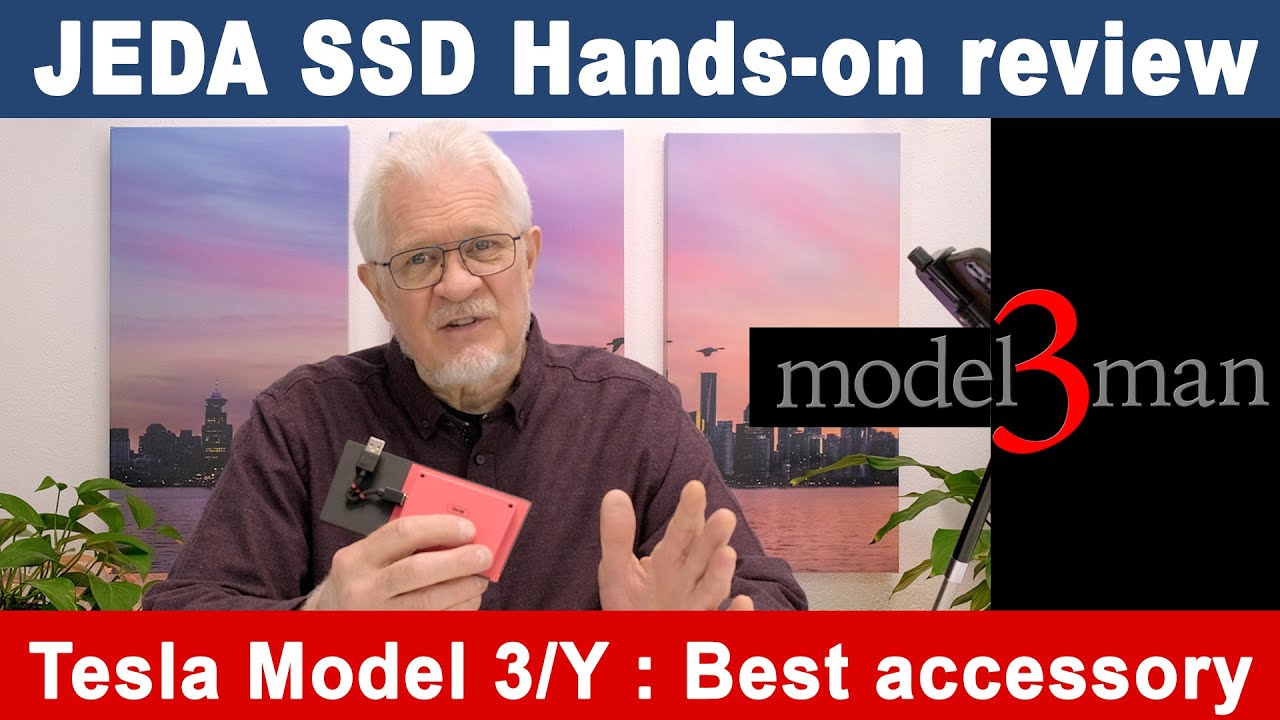 Hands on REVIEW of the JEDA SSD unit for Tesla Model 3 and Y - YouTube