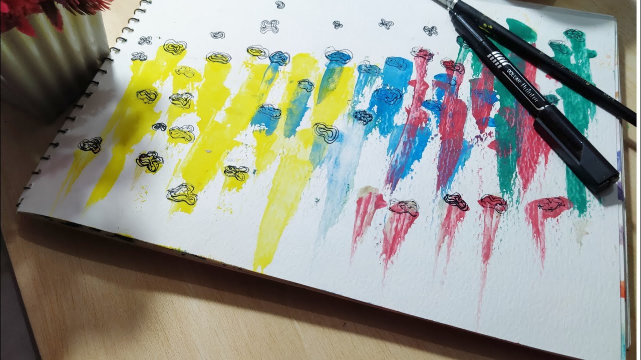 Poster color Easy Painting idea | Poster color painting for beginners ...