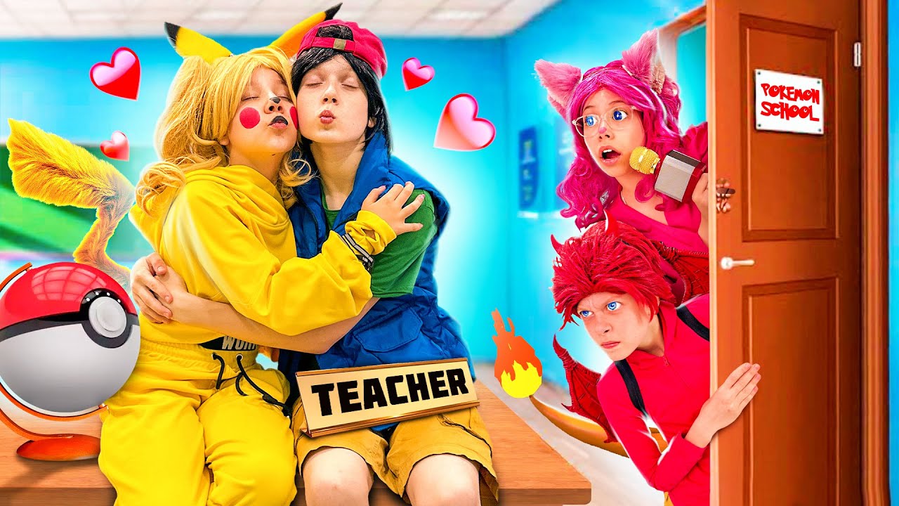 My teacher crash! Dating a Pokemon teacher in real life! Pokémon School ...