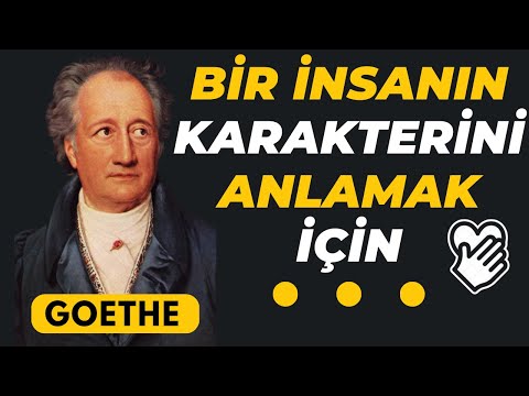 Johann Wolfgang Von Goethe'nin Hayatınızı Değiştirecek Birbirinden Değerli Sözleri #alıntısözler