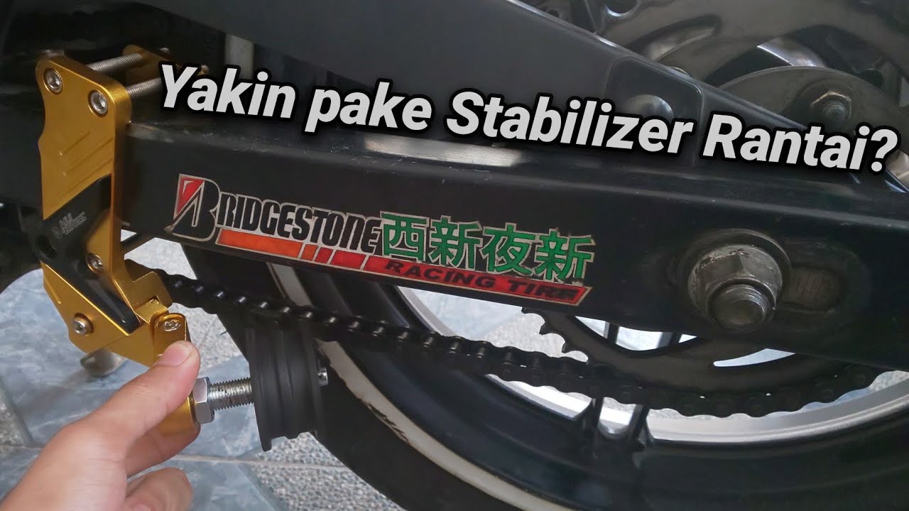 #05 Yakin pasang Stabilizer Rantai di motor Mx King - YouTube
