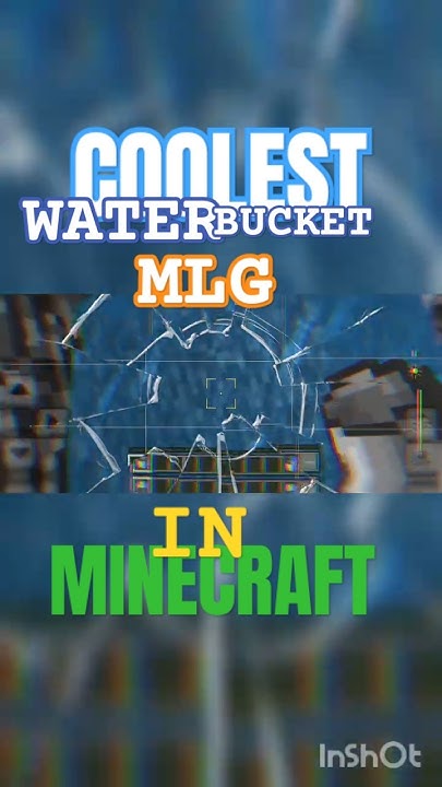 Coolest water bucket MLG in Minecraft. #Ghoshty_india_05. - YouTube