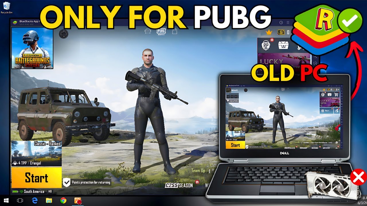 🔥 Bluestacks Lite Best Android Emulator For PUBG Mobile On Low End PC ...