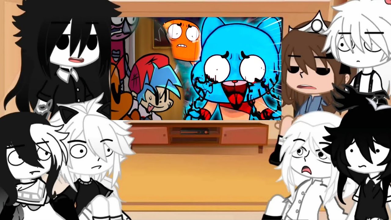 Fundamental Paper Education React To FNF VS PA EyeFanBuild | Finn ...