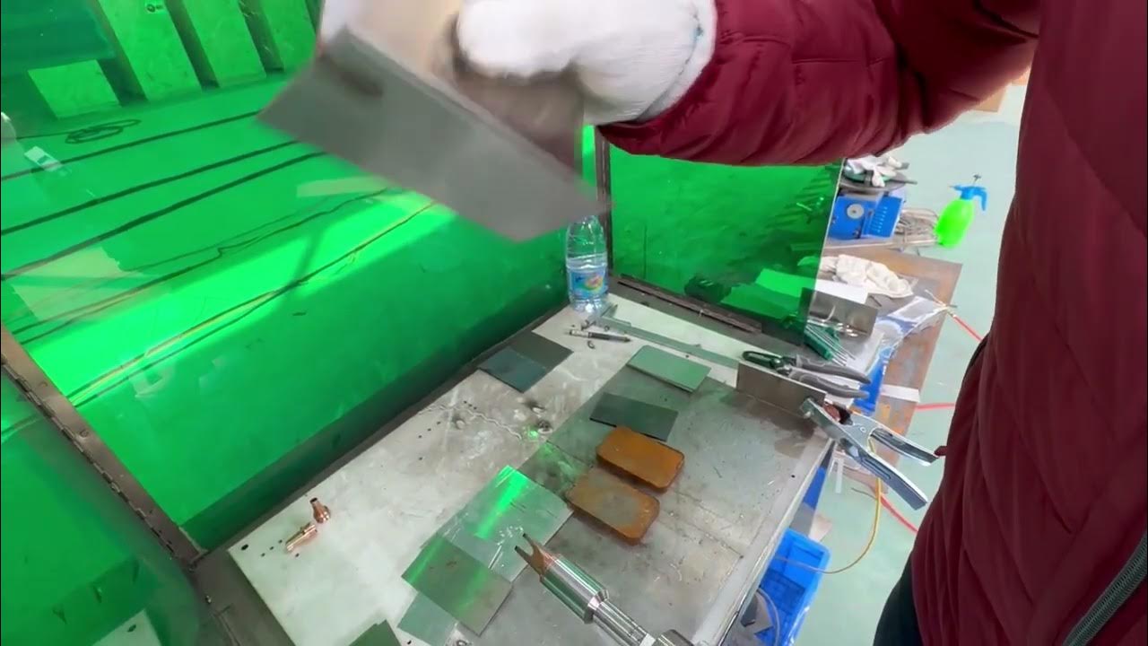 Сварка внутреннего уголка лазерным аппаратом SLS Fiber | www.tdbulat.ru ...