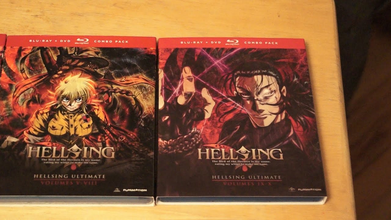 Hellsing Blu-ray Vol 9 & 10 Unboxing - YouTube