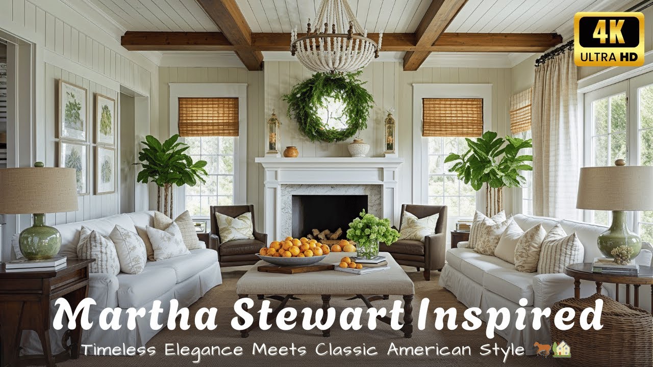 Inside a Martha Stewart Inspired Home Interior: Cozy, Elegant ...