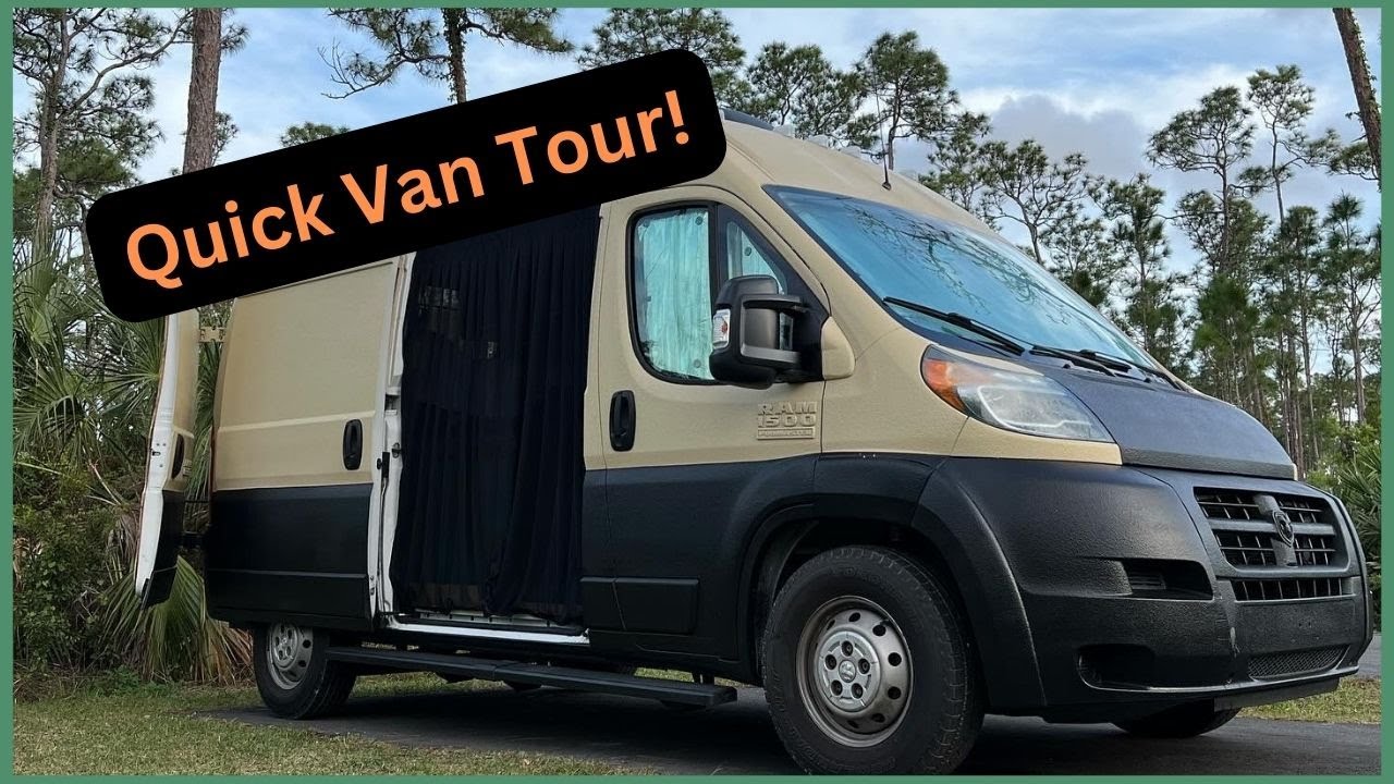 Quick Camper Van tour! - YouTube