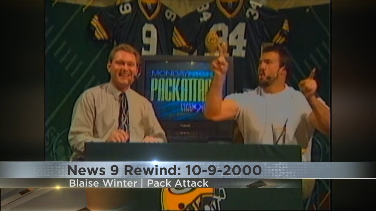News 9 Rewind: Blaise Winter and Mark Tauscher on Pack Attack - YouTube