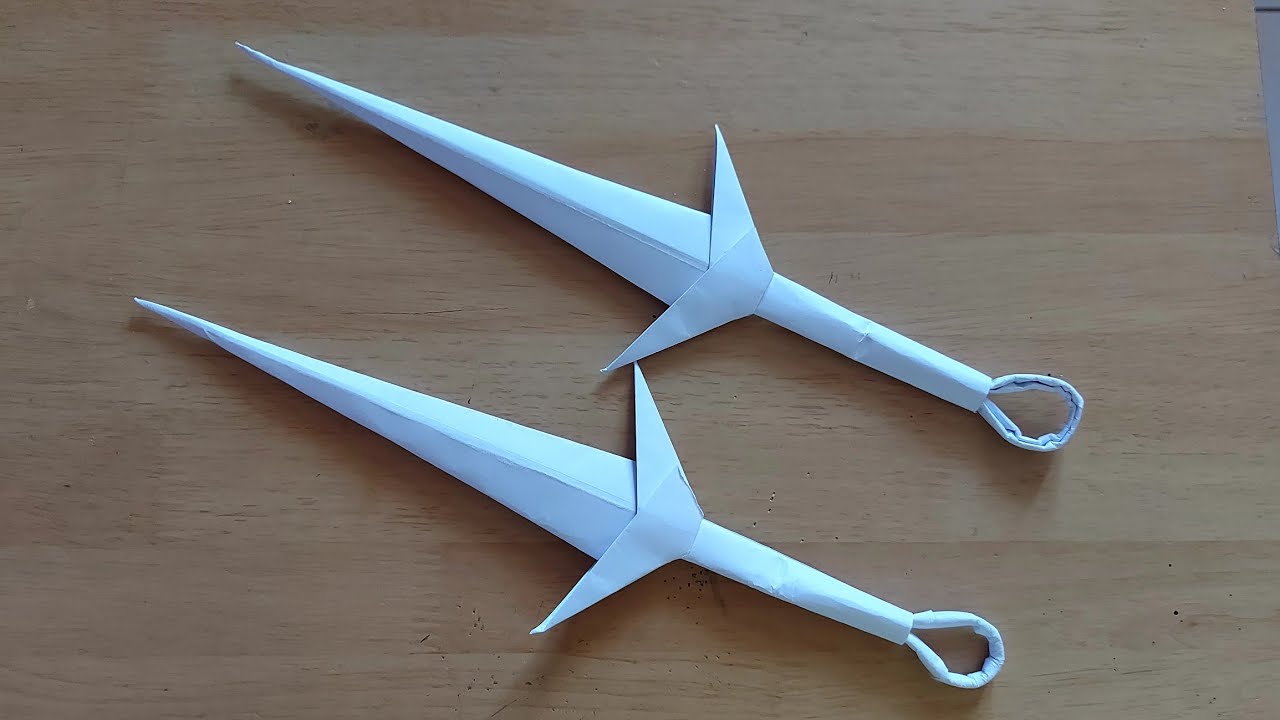 Origami Paper Swords|How to make easy origami sword|#origami #diycrafts ...