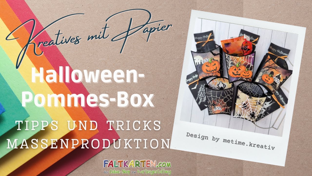 Halloween-Pommes-Box | Tipps für Massenproduktion von Verpackungen ...